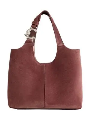 COCCINELLE COCCINELLE C-Easy Small Suede Bag Red