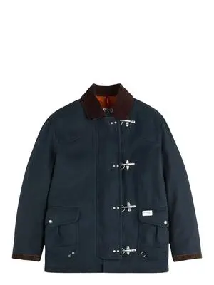 FAY FAY 4 Hook Corduroy Coat