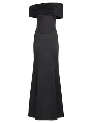 Solace London Alta Off-the-shoulder Gown - Black