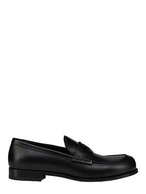 CHRISTIAN LOUBOUTIN Circ Leather Loafers - Black
