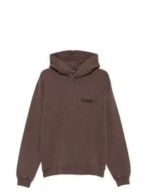 Jacquemus Hooded Sweatshirt Gros Grain - Brown