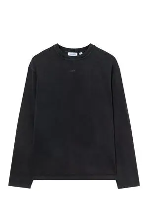 Off-White Long-sleeve Off Logo T-shirt - Black