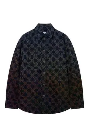 OFF-WHITE Arrow Monogram Jacquard Denim Shirt