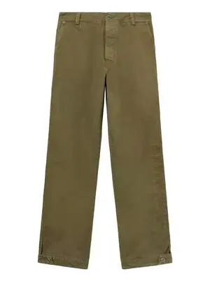 Off-White Logo Carpenter Trousers - Green