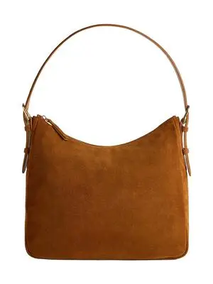 Quince Sutton Suede Shoulder Bag - Whiskey
