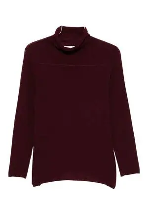 BEYOU Cashmere Turtleneck Sweater - Red