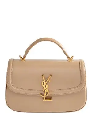 Saint Laurent Solferino Mini Top Handle Bag Cream