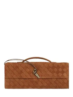 Bottega Veneta Andiamo Clutch - Brown