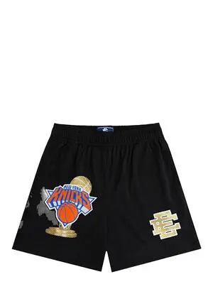 ERIC EMANUEL X New York Knicks Champ Shorts - Black