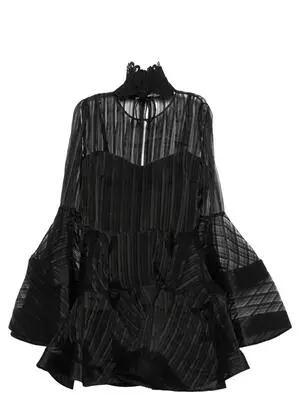 Zimmermann Valiant Silk Mini Dress - Black