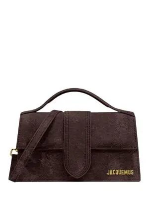 Jacquemus JACQUEMUS Le Grand Bambino Leather Shoulder Bag Brown