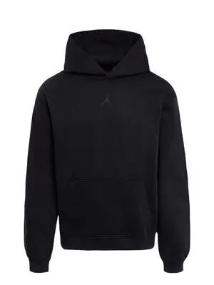 JORDAN Oversized Fleece Pullover Hoodie - Black