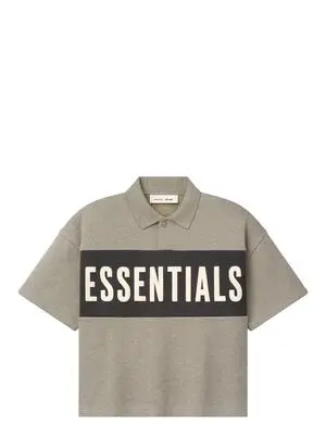 Fear Of God Cropped Polo - Grey