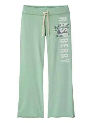 GV GALLERY Relaxed Fit Joggers With Graphic Print - Green