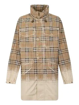 BURBERRY Burberry Checkered Cotton Long Sleeve Windbreaker Jacket