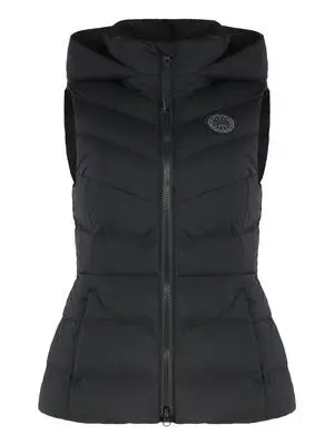 Canada Goose Clair Hooded Puffer Bodywarmer Vest - Black