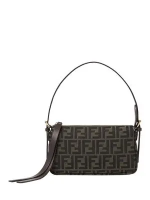 FENDI Fendi Small Jacquard Baguette Bag