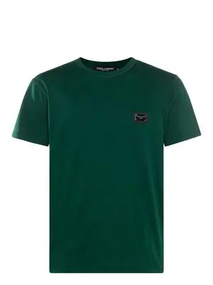 Dolce & Gabbana Designer Logo T-shirt - Green