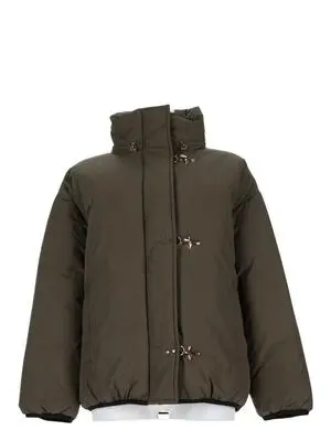FAY FAY Padded High Collar Puffer Jacket Blue