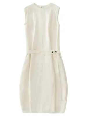 Studio Nicholson Strap Volume Dress - Chalk