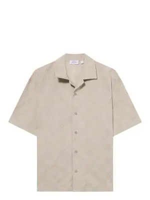 Off-White Arrow Monogram Bowling Shirt - String