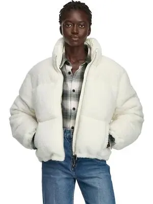 Canada Goose Fallon Fleece Puffer Jacket - Bone