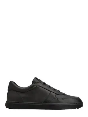 TOD'S Leather Panelled Sneakers - Black
