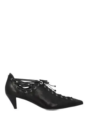 PINKO PINKO Lace-Up Leather Pumps