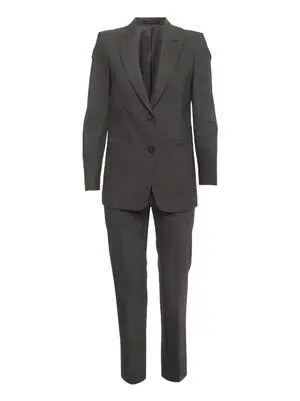 Theory Single-breasted Buttoned Suit - Grey