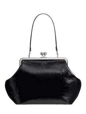 COACH Coach Kisslock Frame Bag Black