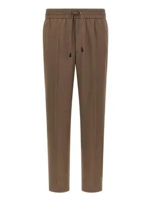 Brioni Asolo' Wool Trousers - Brown