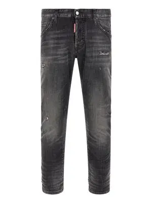 Dsquared2 Skater Jeans Dark Grey Wash - Gray