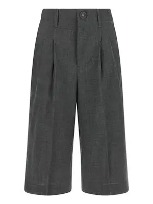 AMI Paris Carrot Bermuda Shorts - Gray