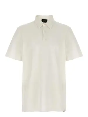 Brioni Cotton Polo Shirt - White