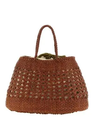 DRAGON DIFFUSION Dragon Diffusion Santa Cano Handwoven Leather Handbag