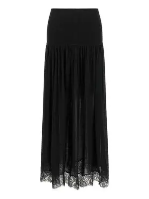 Zimmermann Valiant Long Skirt - Black