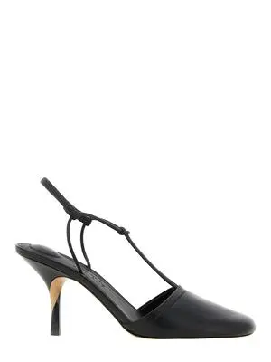Jacquemus Les Sandales Pina Sculptural Heel Sandals - Black