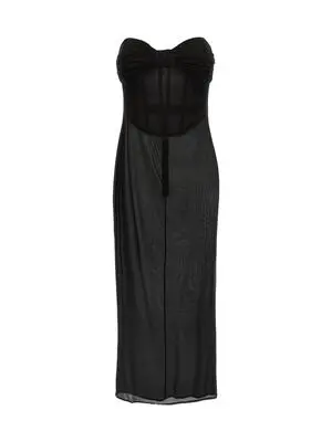 MAGDA BUTRYM MAGDA BUTRYM Off-the-Shoulder Midi Dress With Integrated Bustier