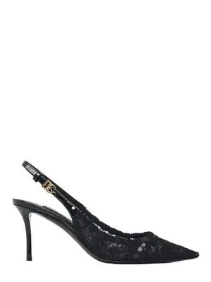 DOLCE & GABBANA Dolce & Gabbana 'Eternity' Lace Slingback High Heels