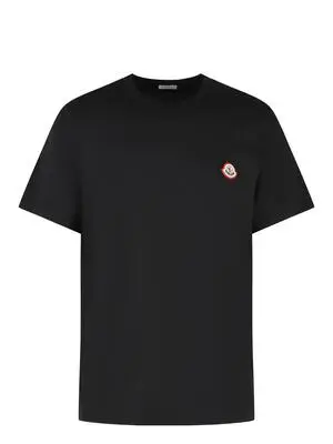 Moncler Cotton T-shirt - Black