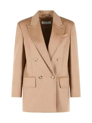 Max Mara Olimpia Sable Camel Blazer - Brown