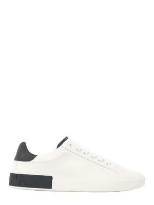 DOLCE & GABBANA Dolce & Gabbana Portofino Custom M Leather Sneakers