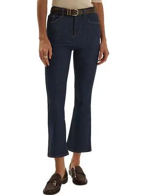 FAVORITE DAUGHTER The Erin High Rise Cropped Bootcut Jeans - Bozeman