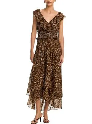 PAIGE Paige Kiana Silk Blend Dress