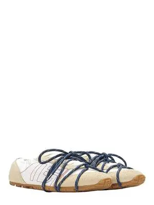 Balmain Racer 45 Trainers In Nylon And Suede - Beige
