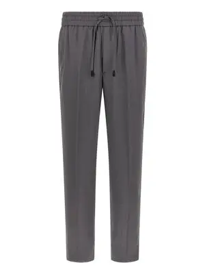 Brioni Brioni Asolo Wool Trousers Gray