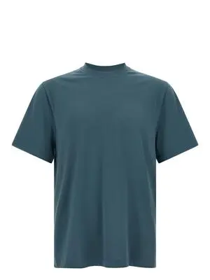 Brioni Logo Embroidery T-shirt - Blue