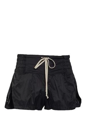 Rick Owens Polyamide Crinkled Formal Shorts - Black