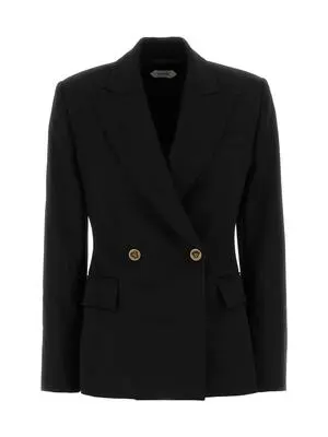 Versace Grain De Poudre Wool Jacket - Multicolor