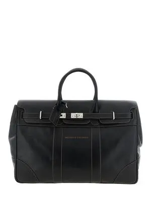 Brunello Cucinelli Weekender Country Travel Bag - Black